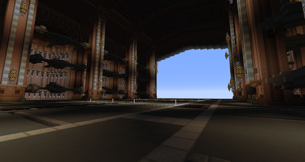 Theed Hangar / Planet Naboo Minecraft Map