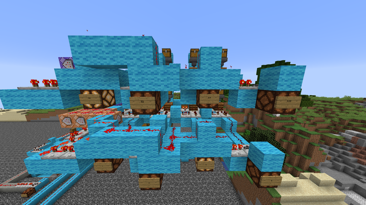 8-Bit Random Number Generator Minecraft Map