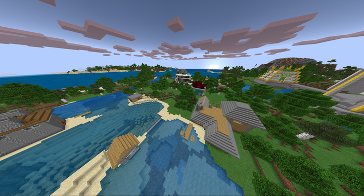 Sea Town Minecraft Map