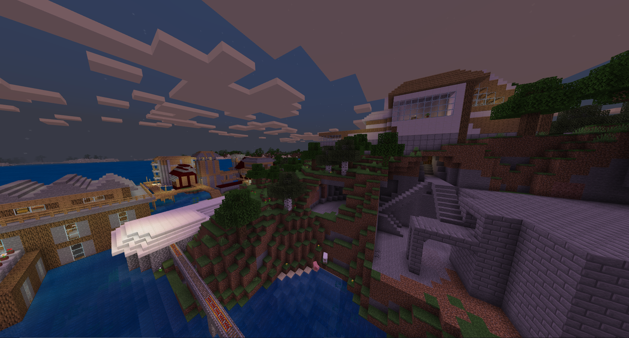 Sea Town Minecraft Map