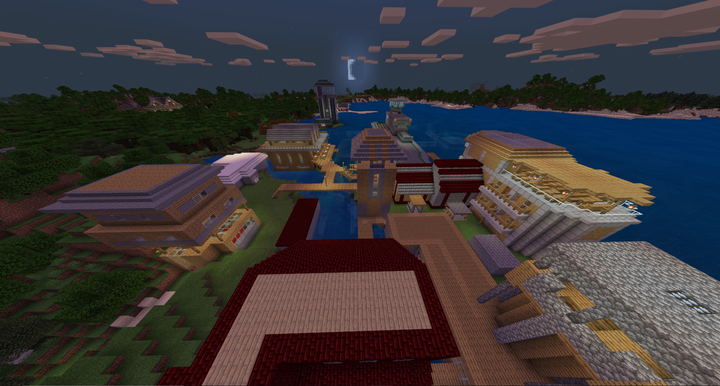 Sea Town Minecraft Map
