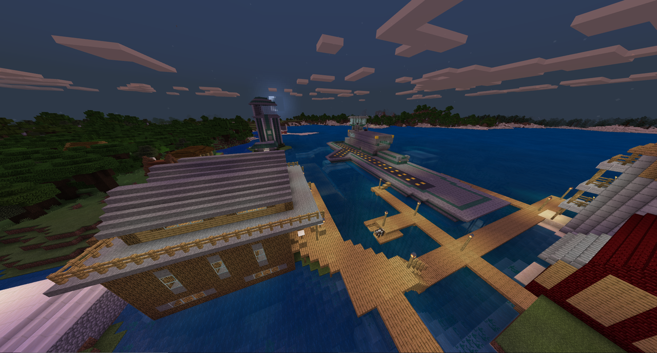 Sea Town Minecraft Map