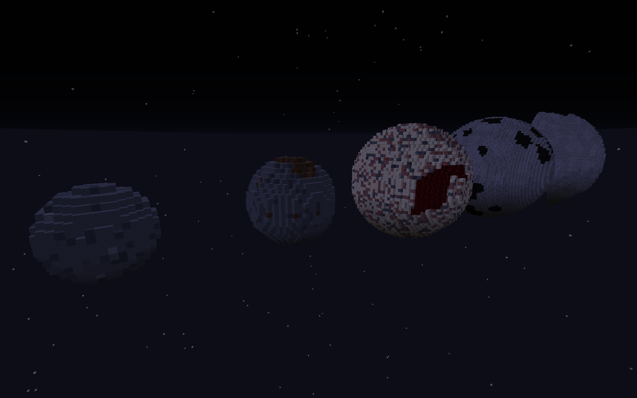 Solar Objects Up To Scale! Minecraft Map