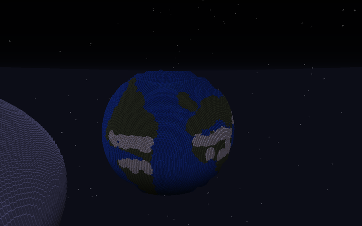 Solar Objects Up To Scale! Minecraft Map