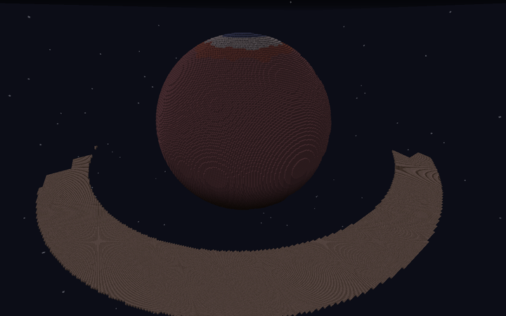 Solar Objects Up To Scale! Minecraft Map