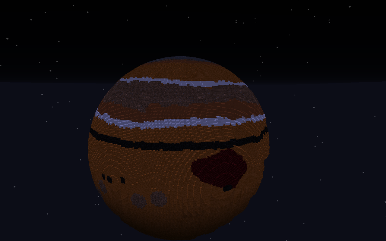 Solar Objects Up To Scale! Minecraft Map