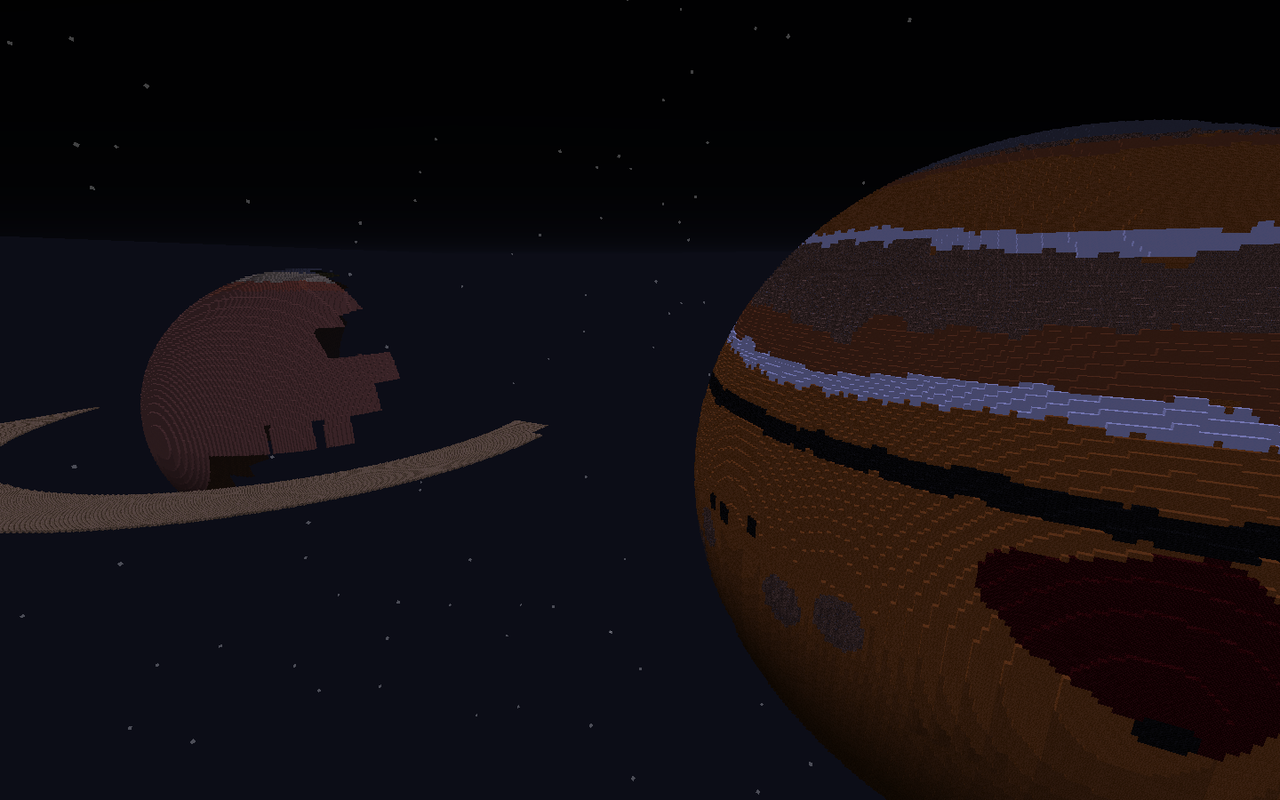 Solar Objects Up To Scale! Minecraft Map