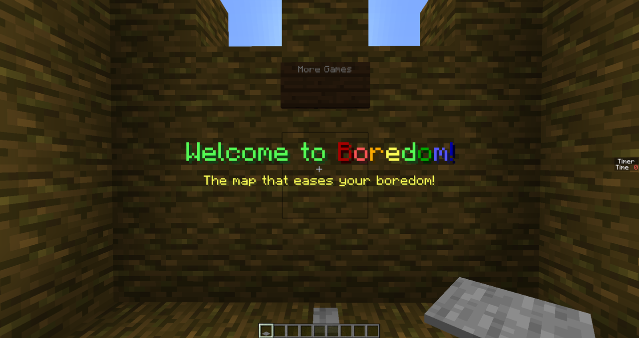 The Boredom Buster Minecraft Map