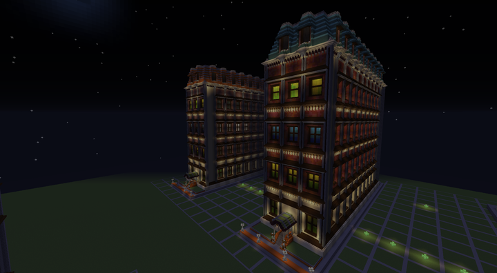 Brownstone Inspired Building Minecraft Map