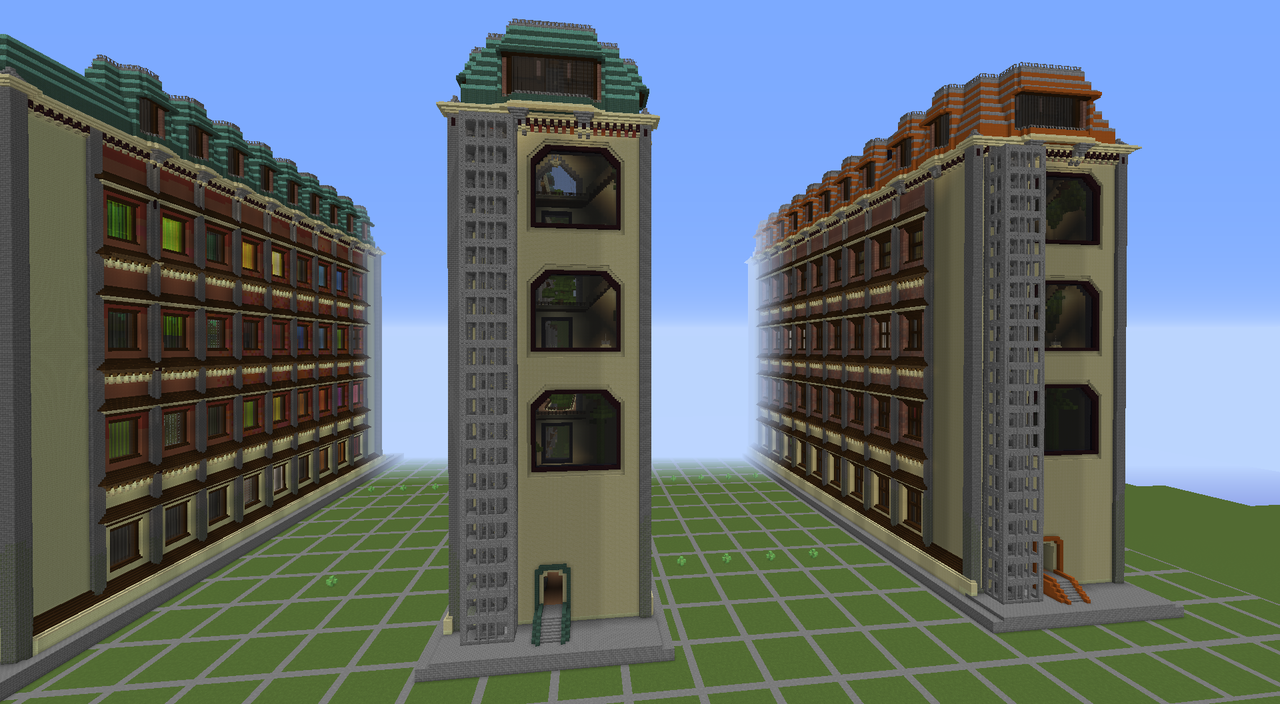 Brownstone Inspired Building Minecraft Map
