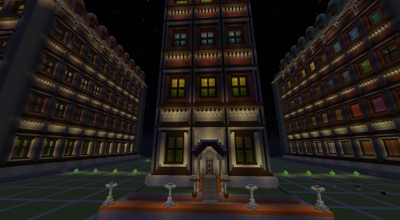 Brownstone Inspired Building Minecraft Map