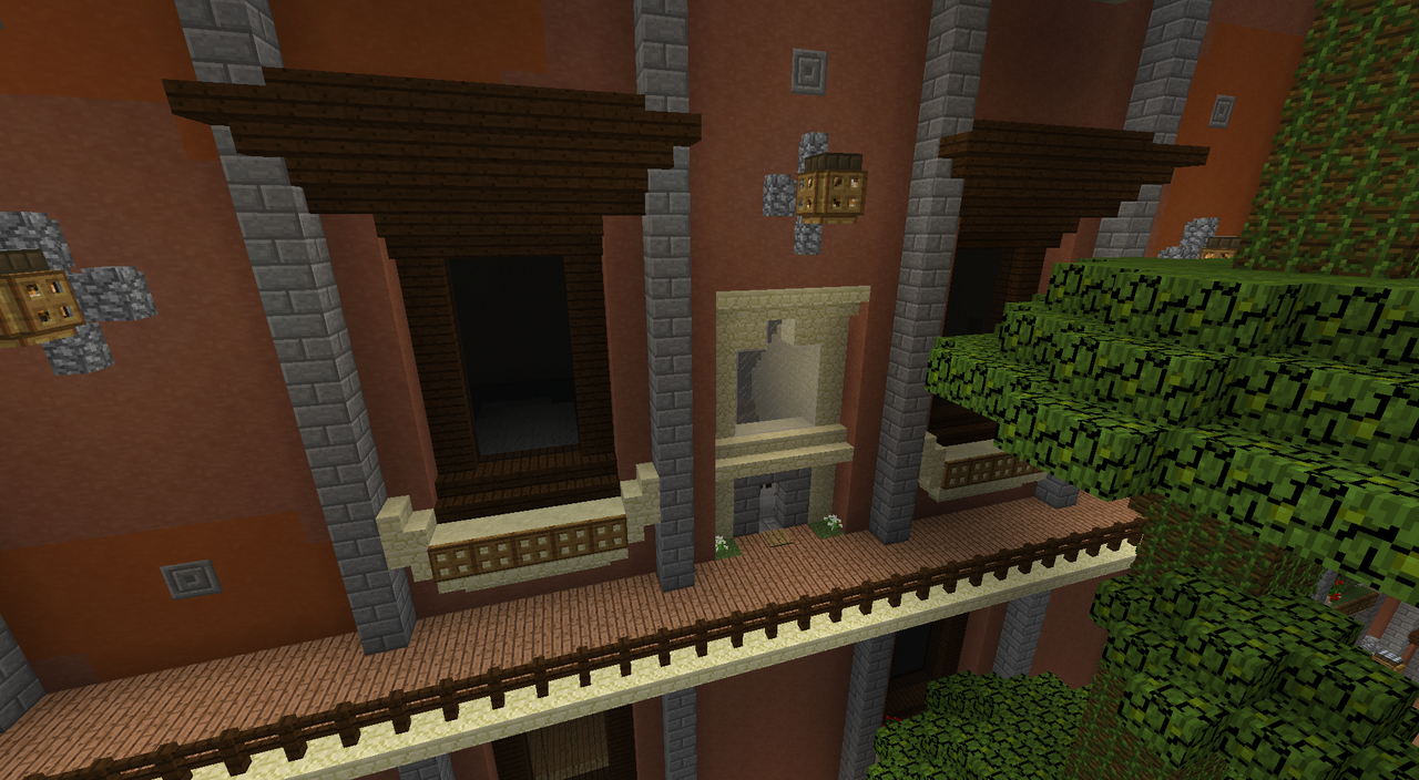 Brownstone Inspired Building Minecraft Map