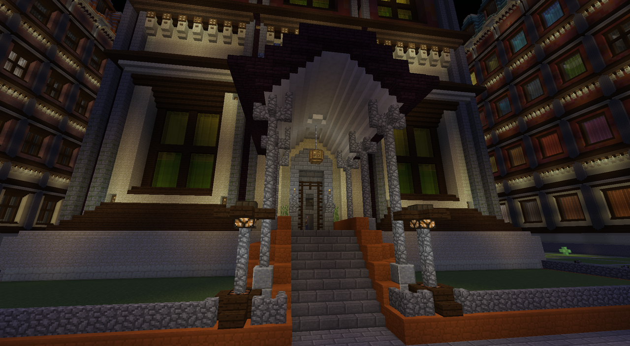 Brownstone Inspired Building Minecraft Map