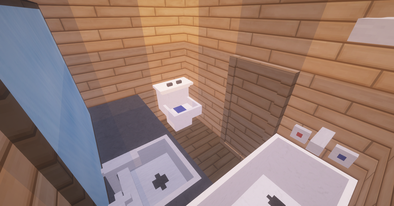 Chisels and Bits Trailer/Mobile Home Minecraft Map