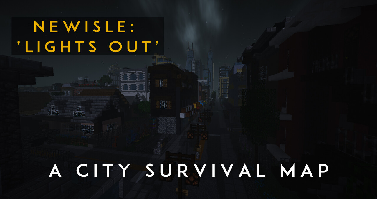 Lights Out | A City Survival Map Minecraft Map