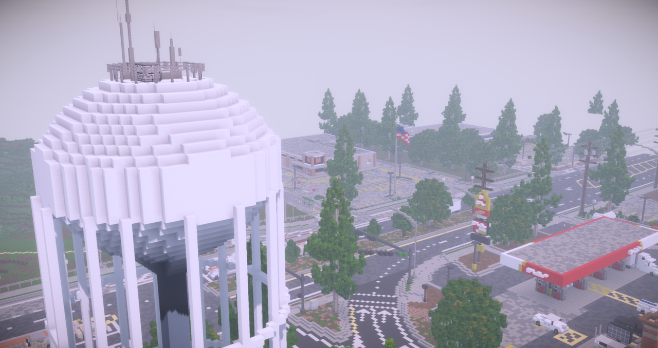 Realistic Rural Water Tower (1.14.3) Minecraft Map