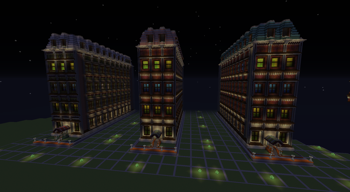 Brownstone Inspired Building Minecraft Map