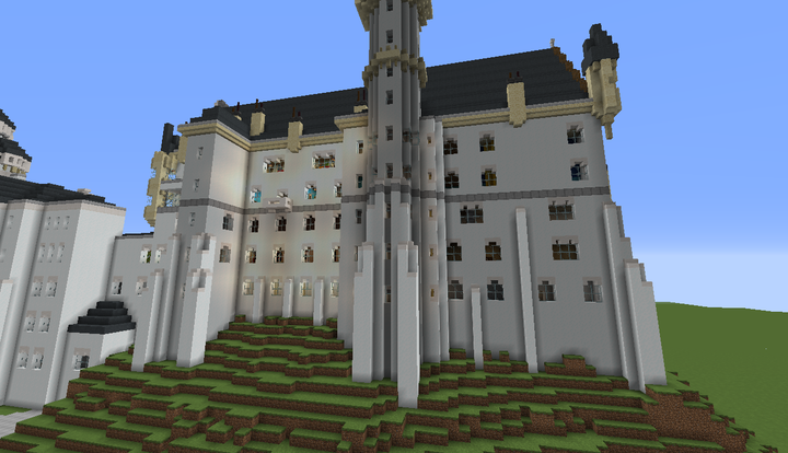Neuschwanstein castle Minecraft Map