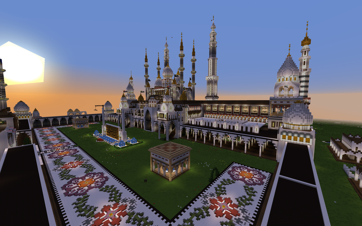 Arabian courthouse Minecraft Map