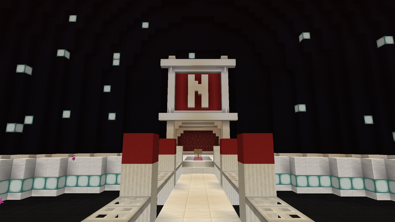 Space Nether Hub Minecraft Map