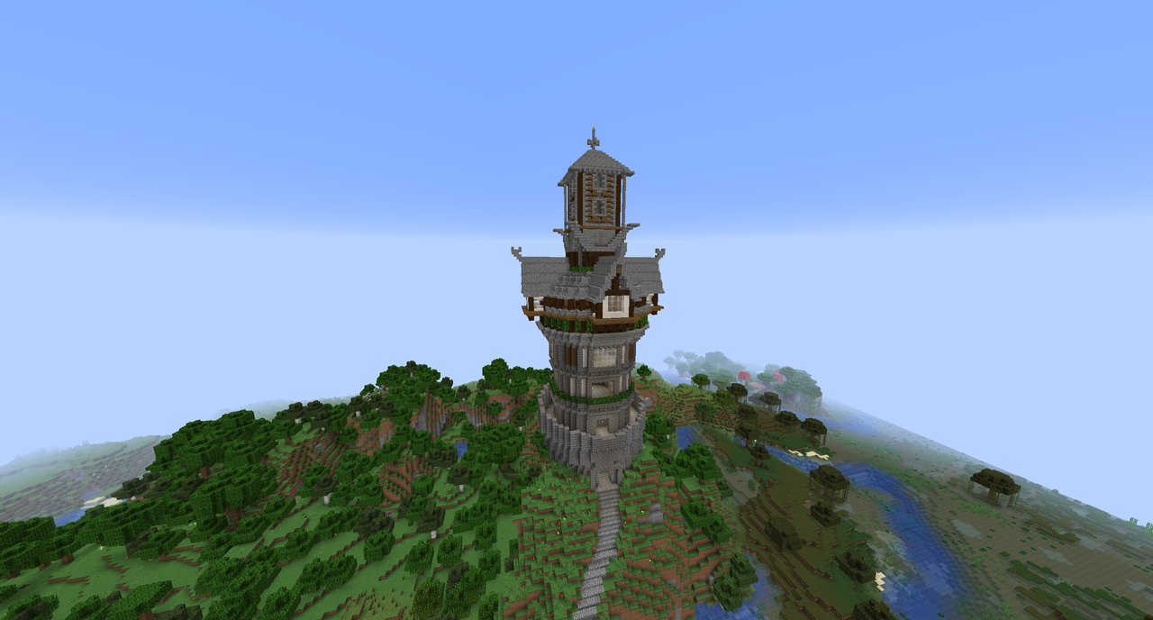 Cliff tower Minecraft Map