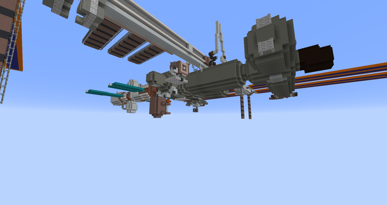 International Space Station ISS Minecraft Map