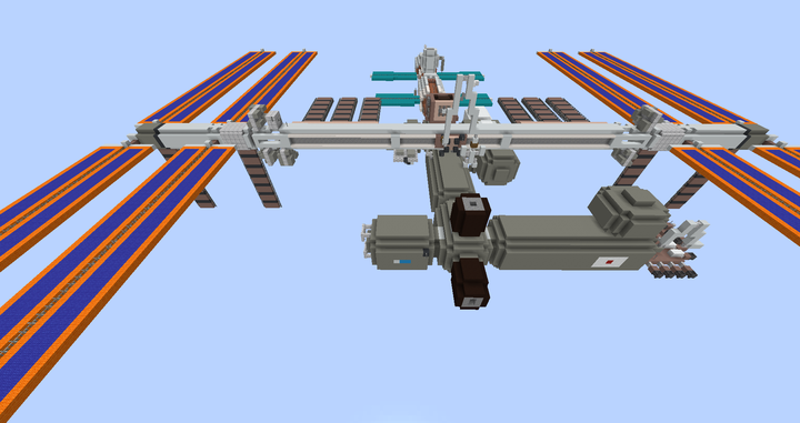 International Space Station ISS Minecraft Map