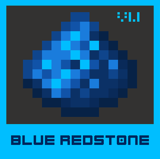 BLUE Redstone | Redstone & Slimestone in Blue | [1.17 snaps] [1.16/1.15 ...