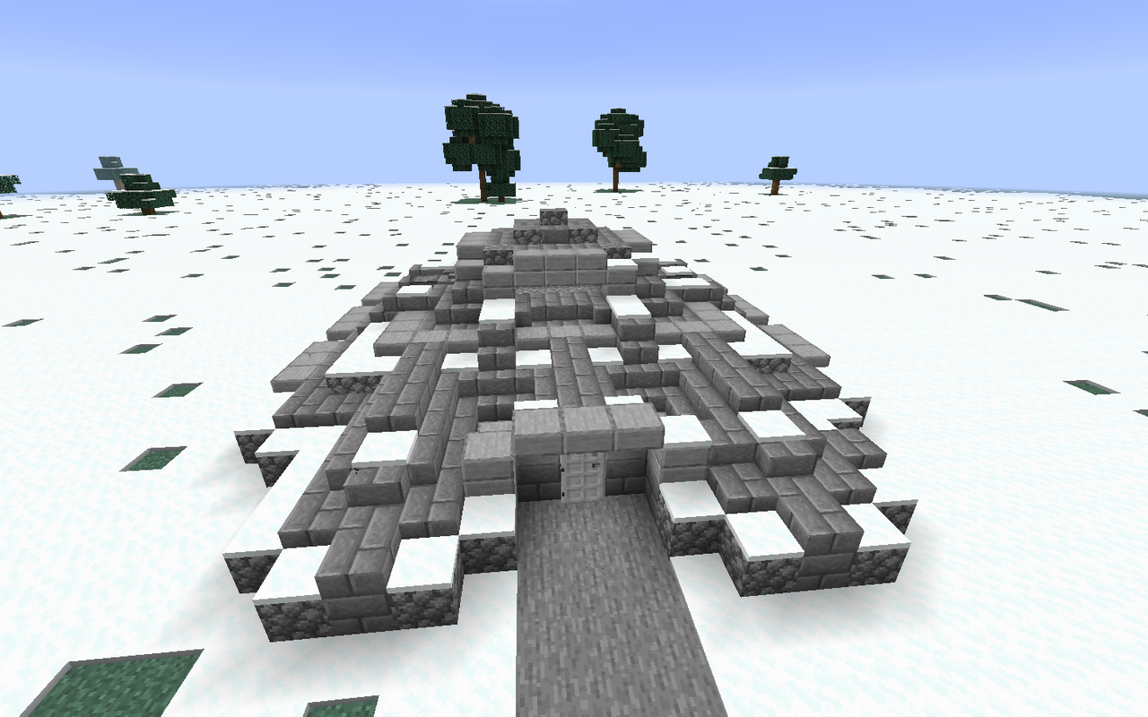 Bunker and hamlet Minecraft Map