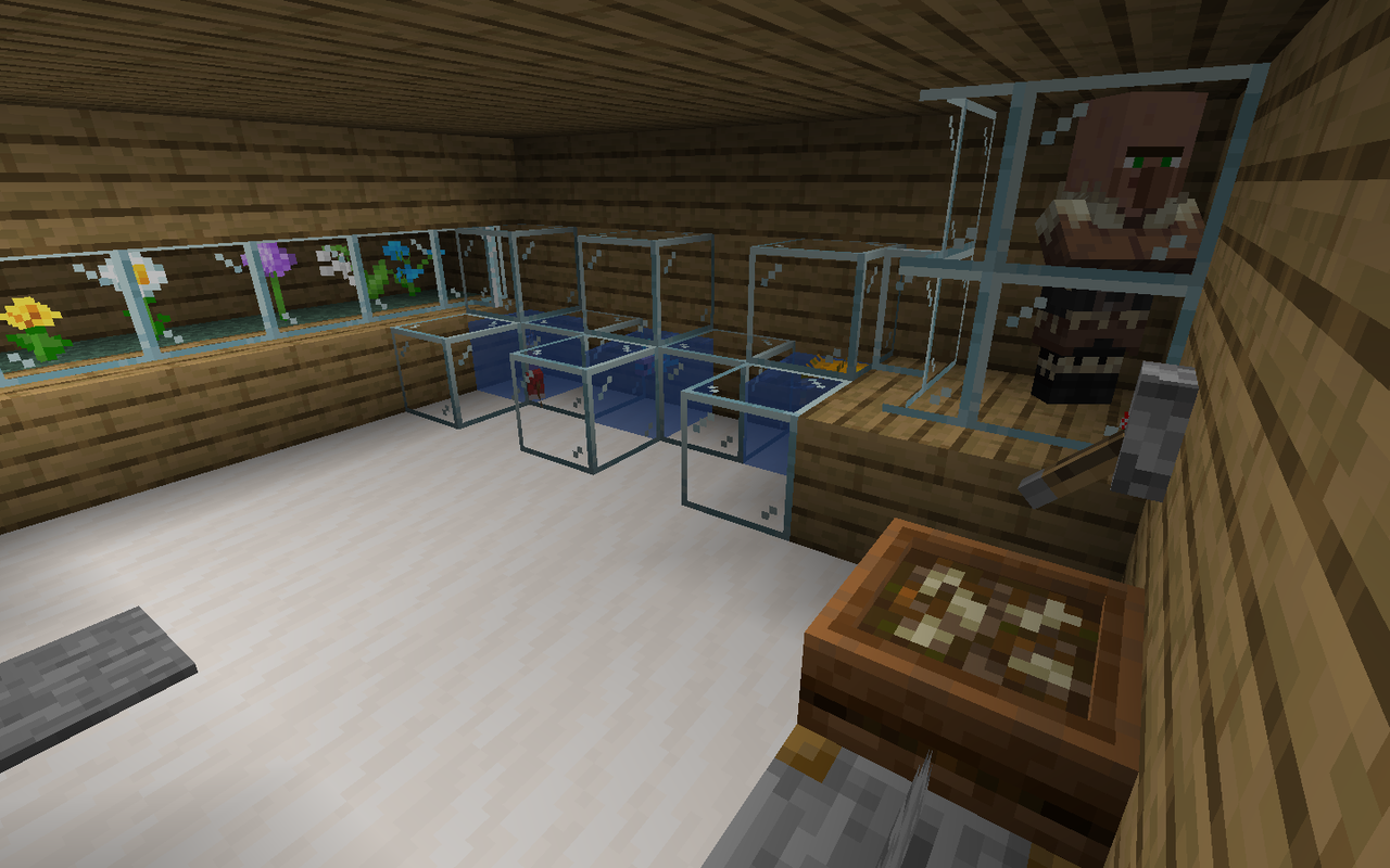 Bunker and hamlet Minecraft Map