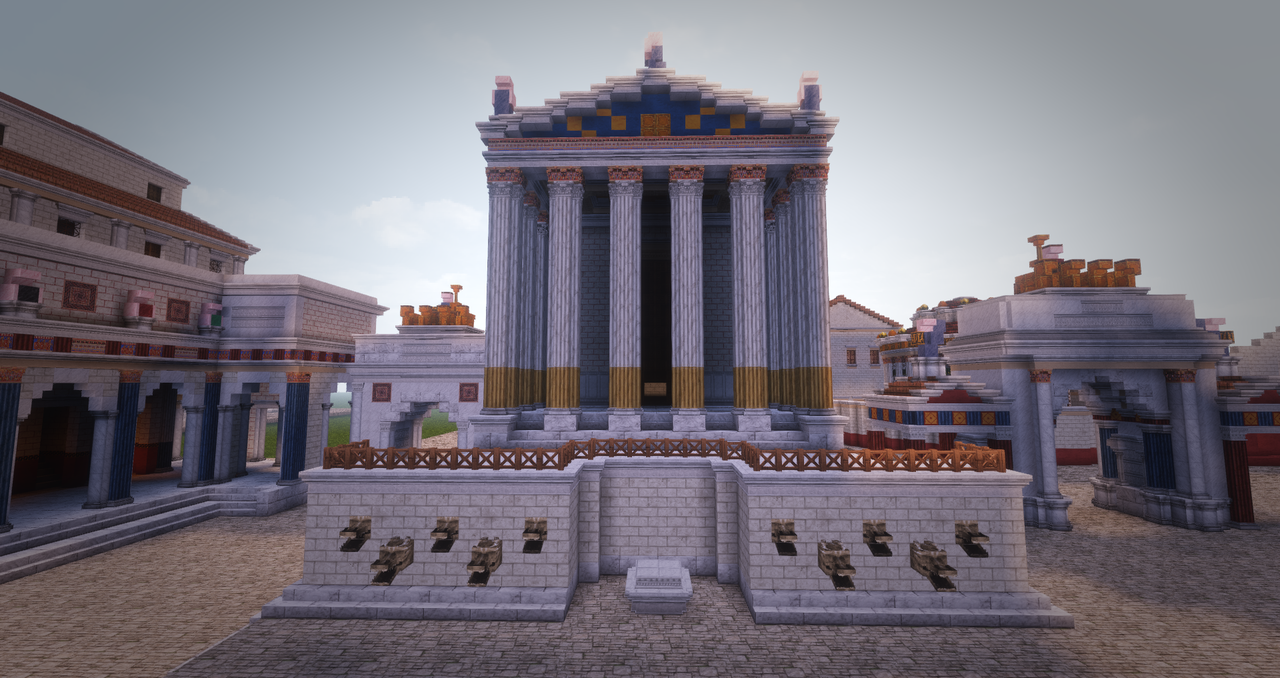 Forum Romanum AD 280 (under construction) - Conquest Reforged Minecraft Map