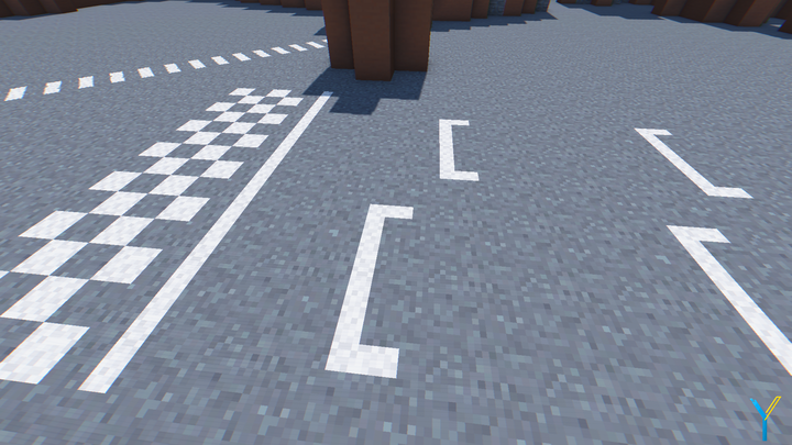 Road and race track pack 1.14.4 Minecraft Texture Pack