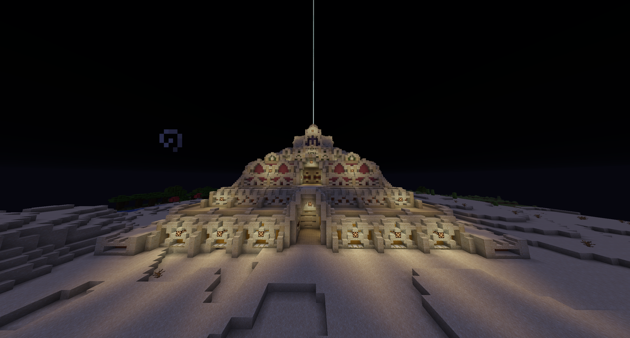 Upgraded Vanilla Sand Pyramid Minecraft Map