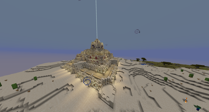 Upgraded Vanilla Sand Pyramid Minecraft Map
