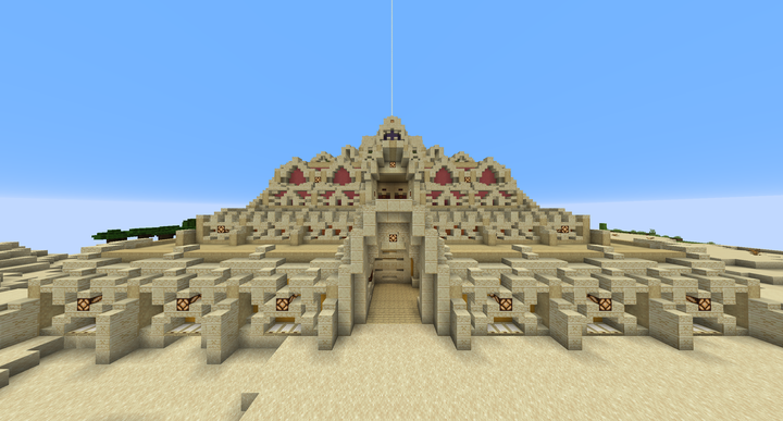 Upgraded Vanilla Sand Pyramid Minecraft Map