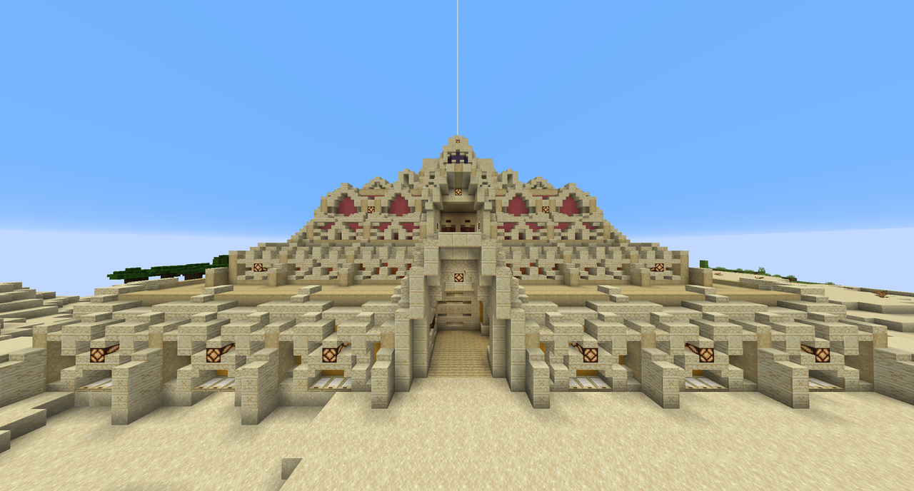 Upgraded Vanilla Sand Pyramid Minecraft Map