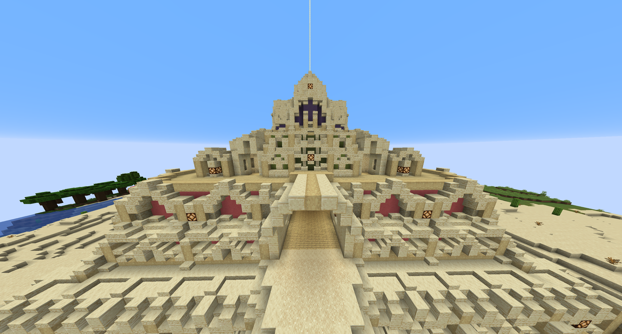 Upgraded Vanilla Sand Pyramid Minecraft Map