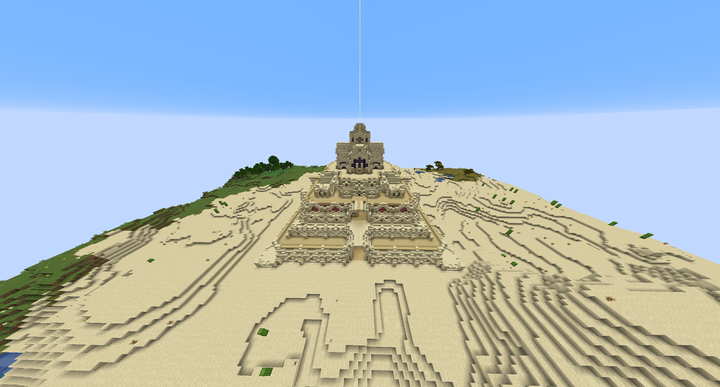Upgraded Vanilla Sand Pyramid Minecraft Map