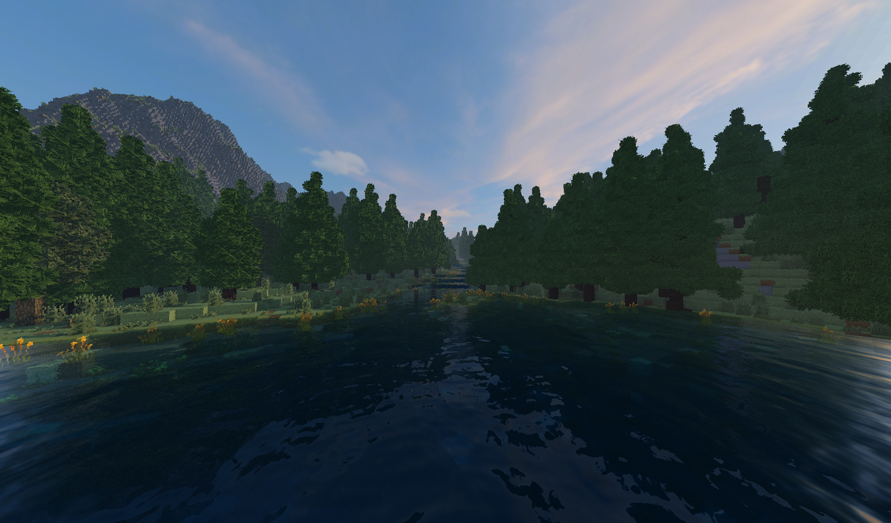 Small mountain range 1000x1000 Minecraft Map