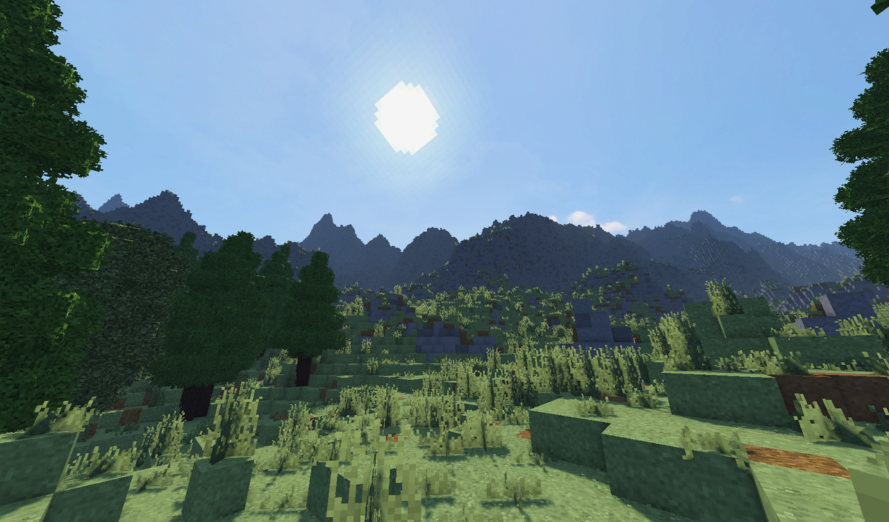 Small mountain range 1000x1000 Minecraft Map