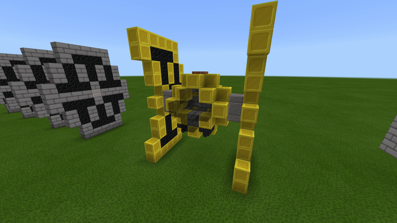 TIE/mg Mining Guild starfighter Minecraft Map