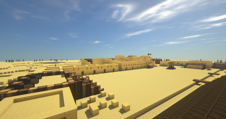 The Alamo (Mission San Antonio) Minecraft Map