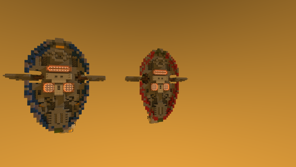 Modified prototype Firespray-31-class "Slave I" 2:1 Minecraft Map