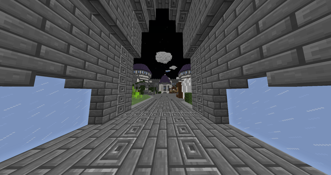 Cloud Castle Factions spawn Minecraft Map