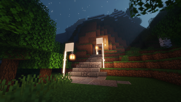 Underground house Minecraft Map