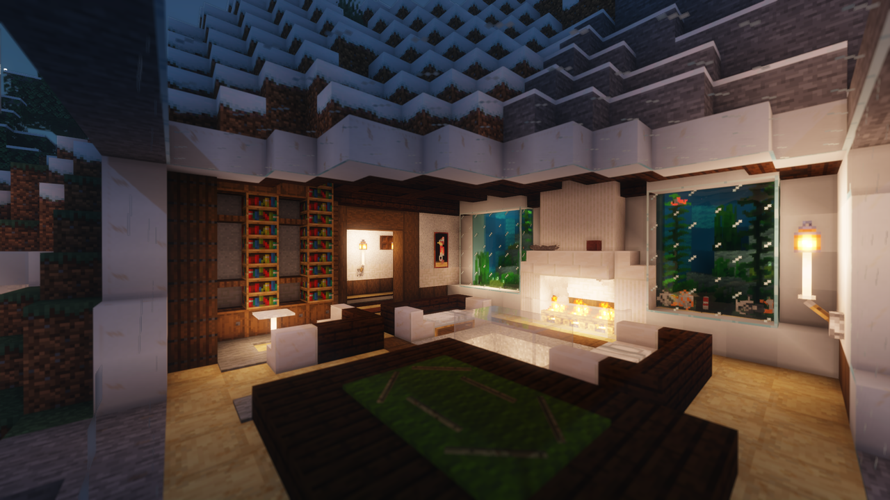 Underground house Minecraft Map