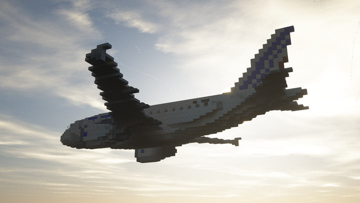 F'n'A Gaming Airbus A318 AirFrance Minecraft Map