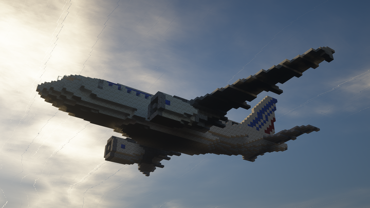 F'n'A Gaming Airbus A318 AirFrance Minecraft Map