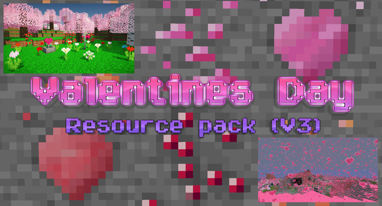 NickyB1106's Valentines Day Resource Pack Minecraft Texture Pack