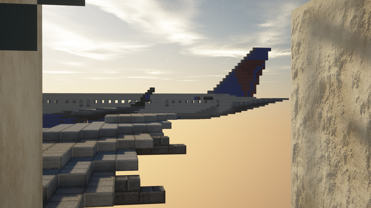 F'n'A Gaming Boeing 757-300 Delta Air Lines Minecraft Map